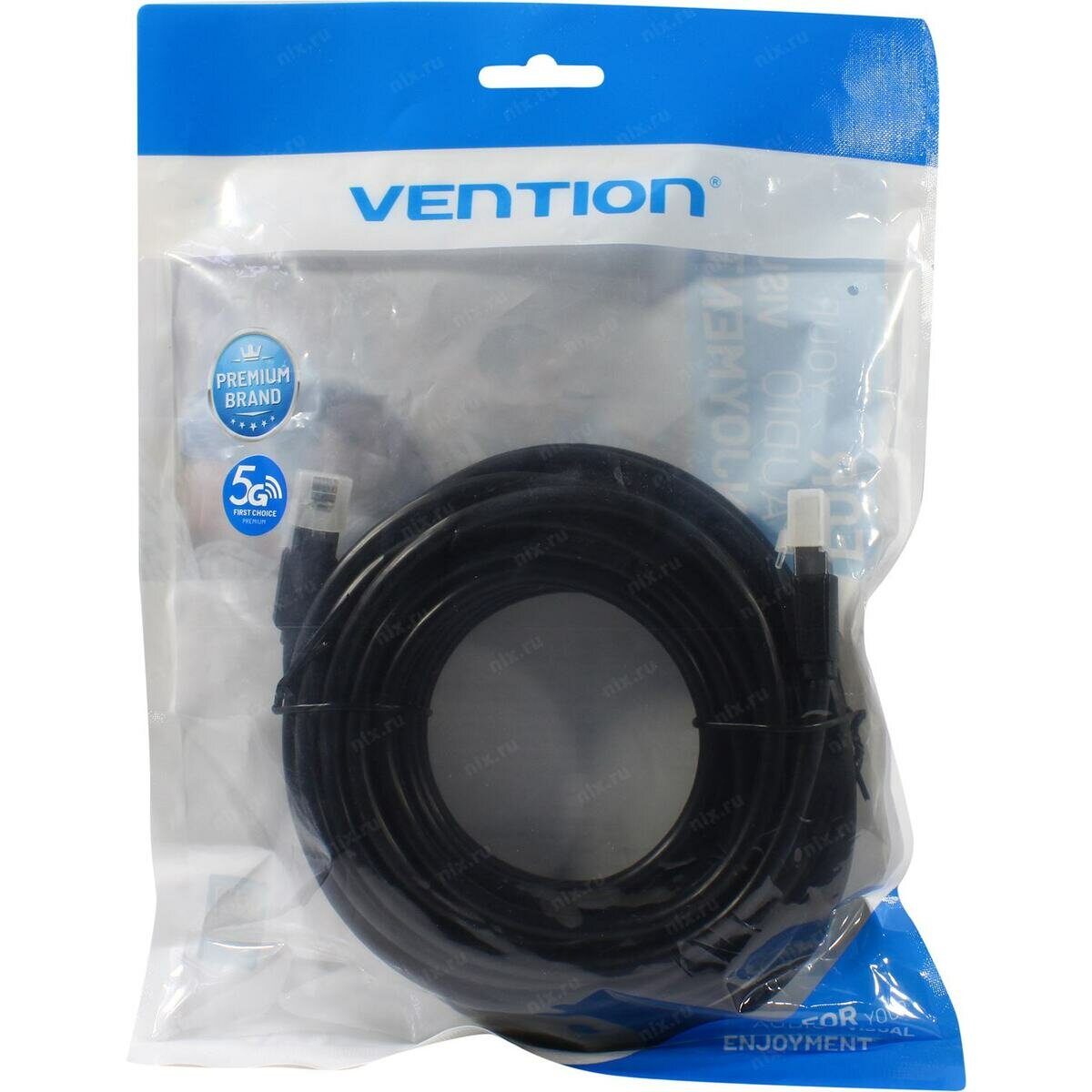 Vention IKKBK Patch Cord SFTP кат.8 8м, чёрный — фото 1