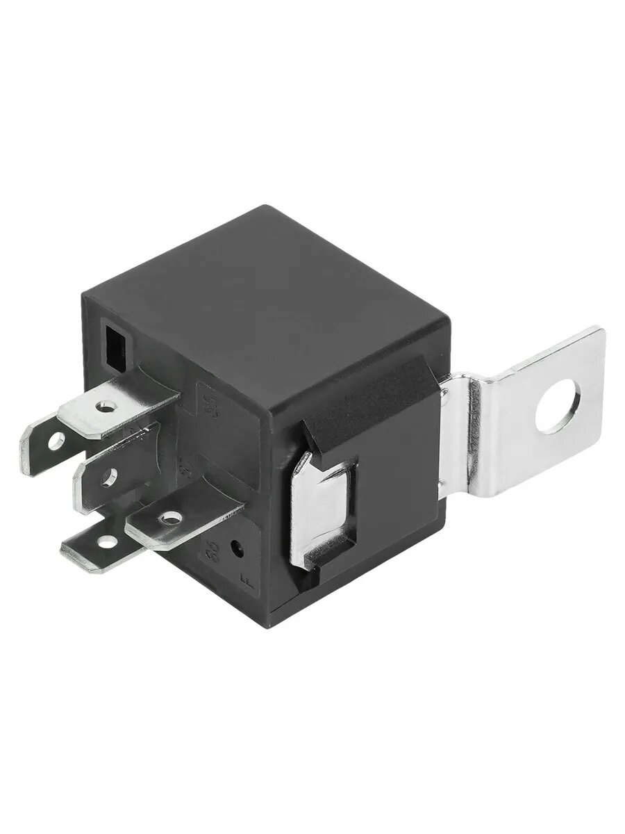 Реле 12V 20/30A 5 конт. с кронштейном без резистора