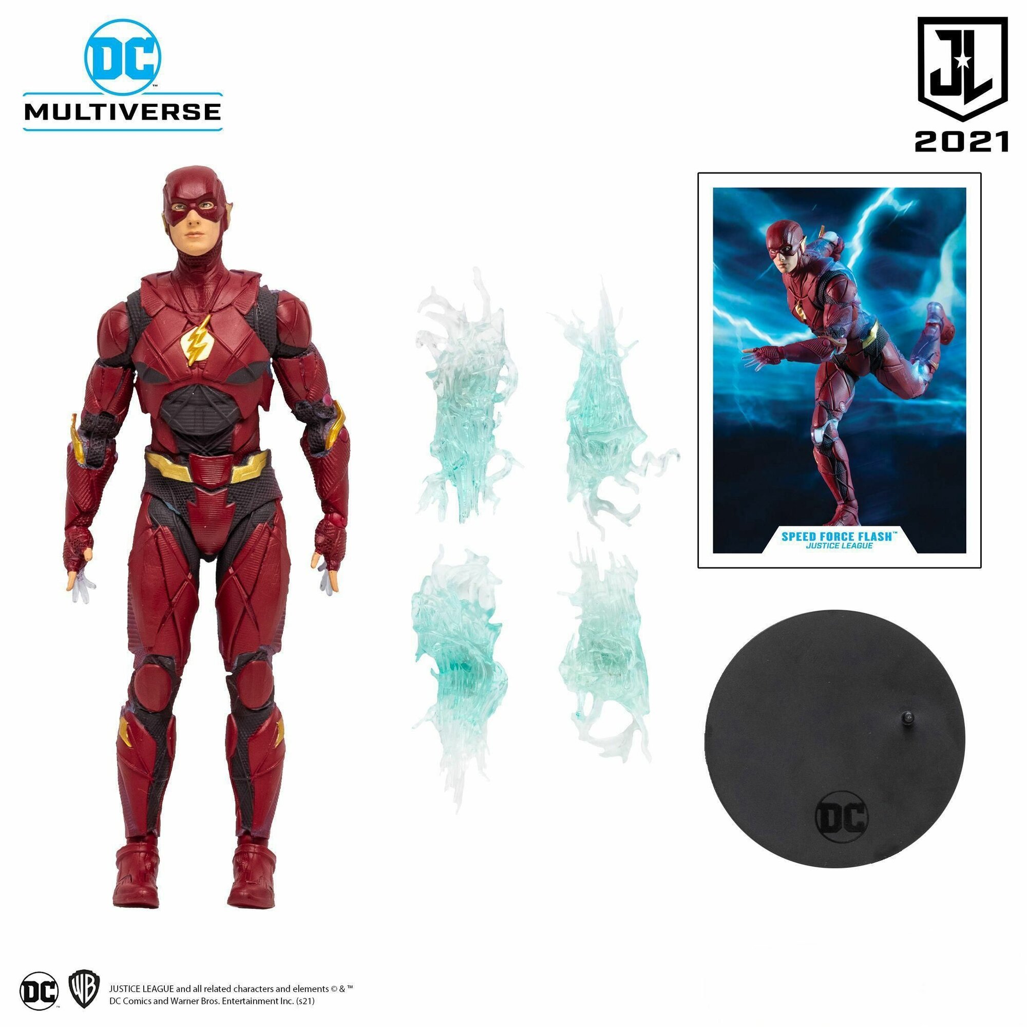 Подвижная фигурка McFarlane Toys DC, The Flash, коллекционная модель, подарок для мальчиков и девочек