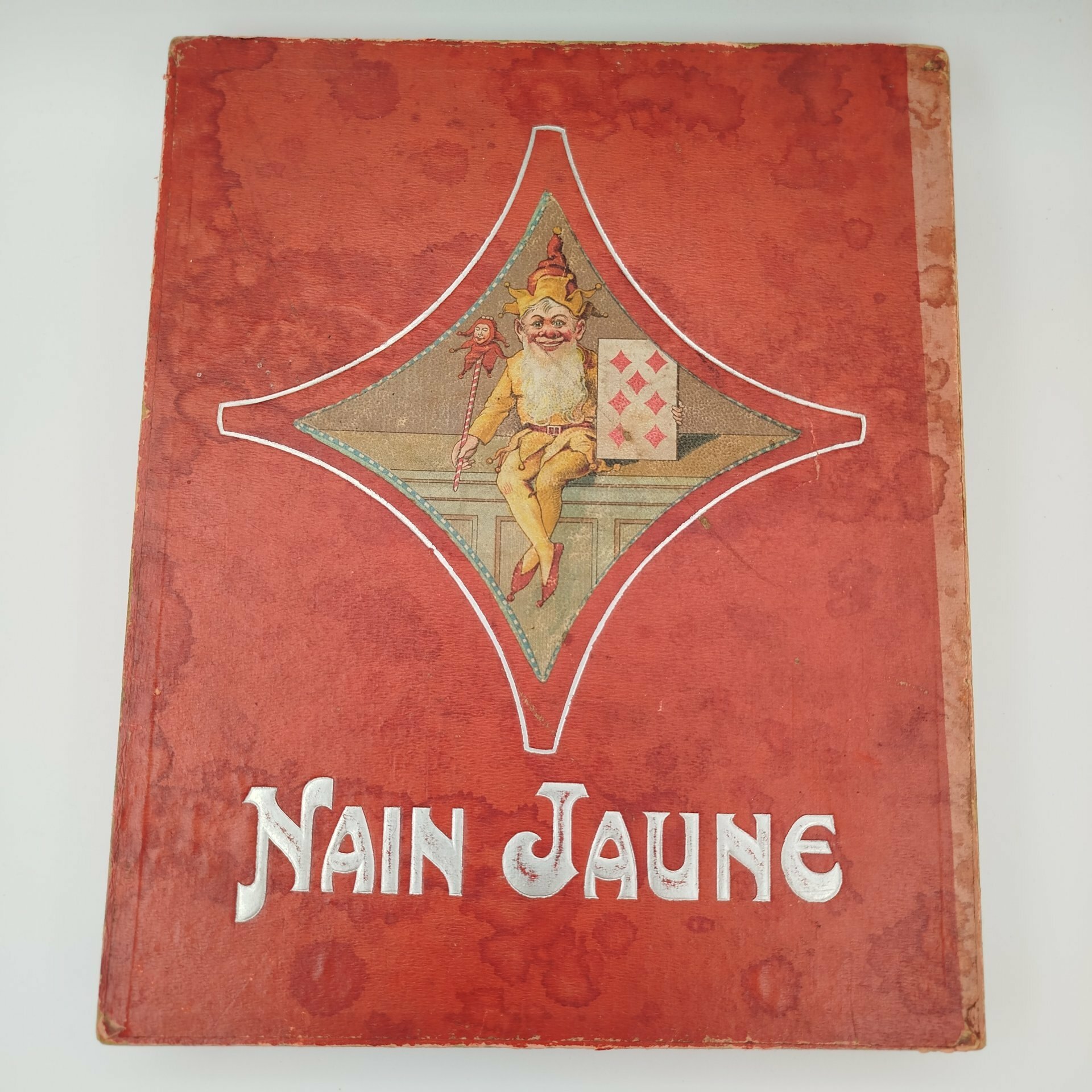 Поле для игры "Nain Jaune", картон, аргалит, печать, 1950-1970 гг.