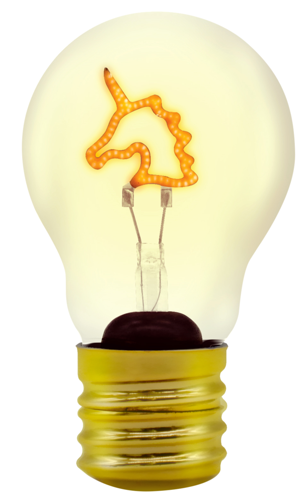 Ночник Camelion "Лампа единорог" NL-271, LED, мягкое свечение, с выключателем