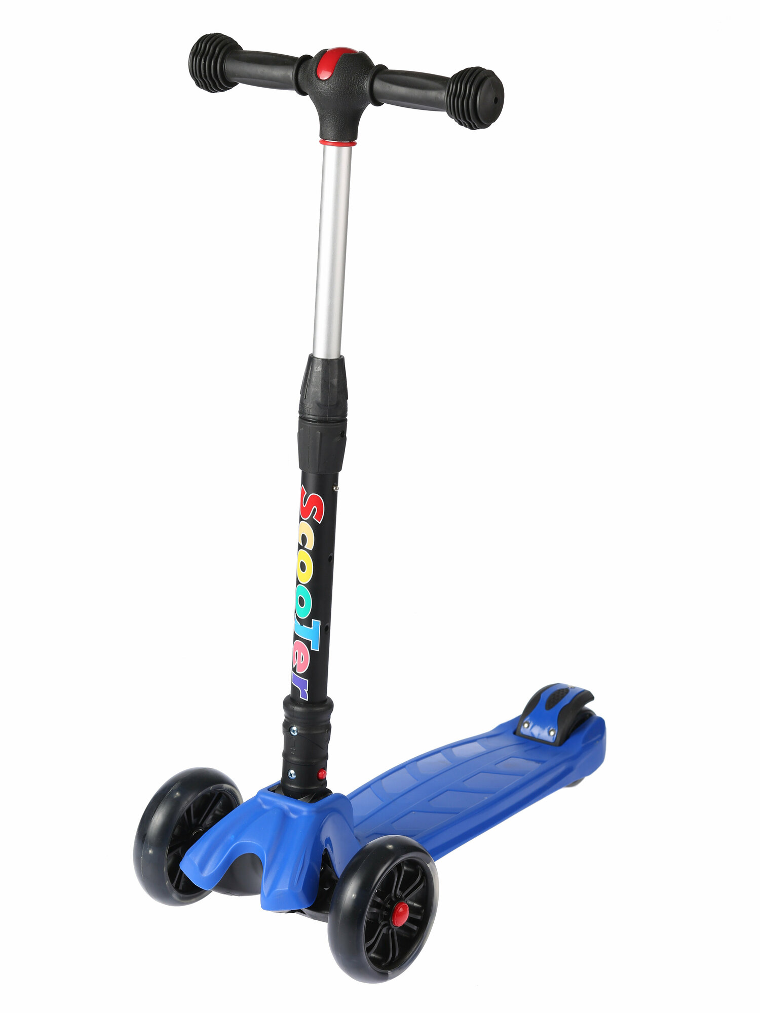 Трехколесный складной самокат Scooter MAXI синий