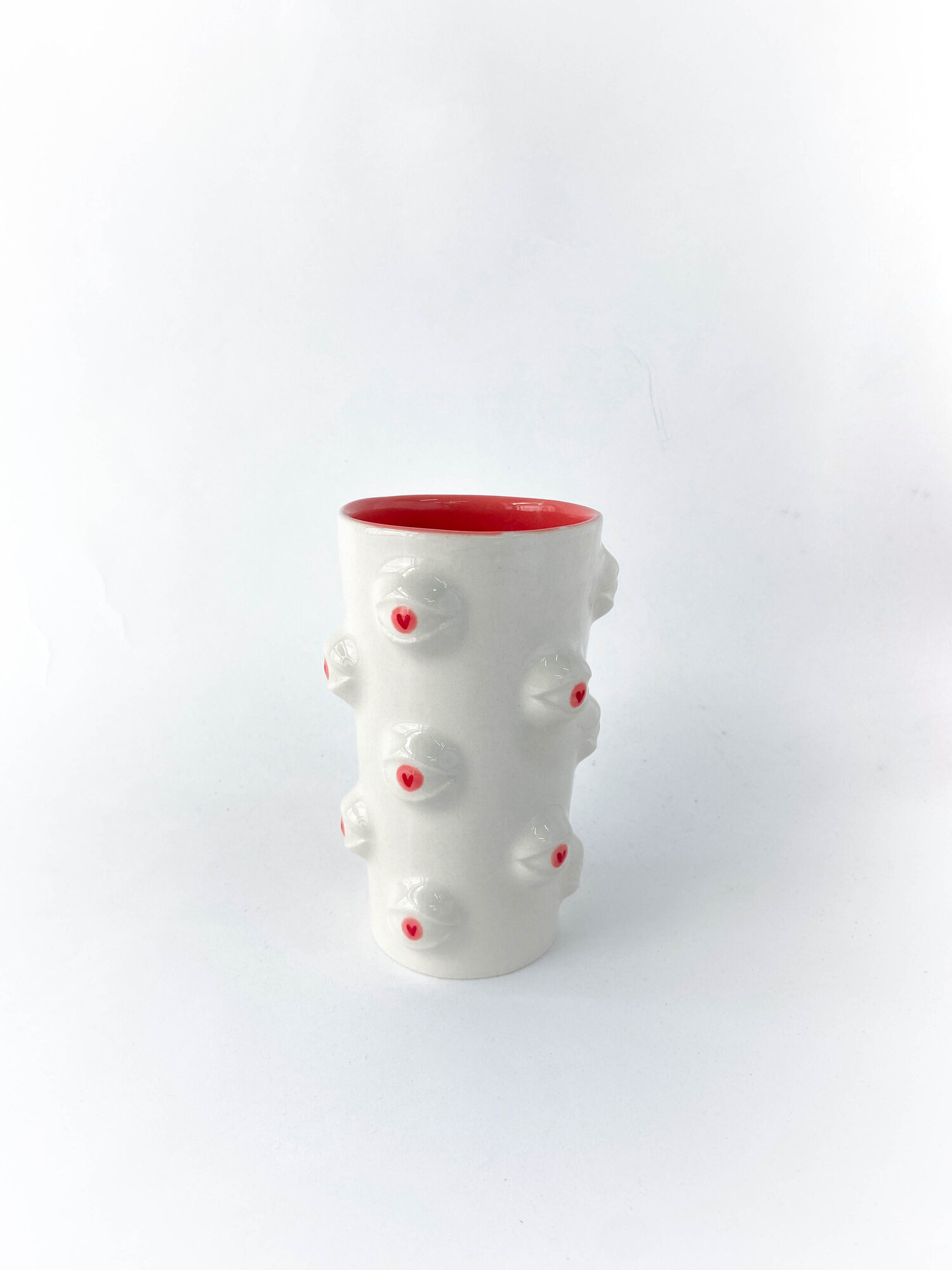 Стакан MOROZ CERAMICS "Eyes", керамика, ручная работа, 300 мл, 1 шт