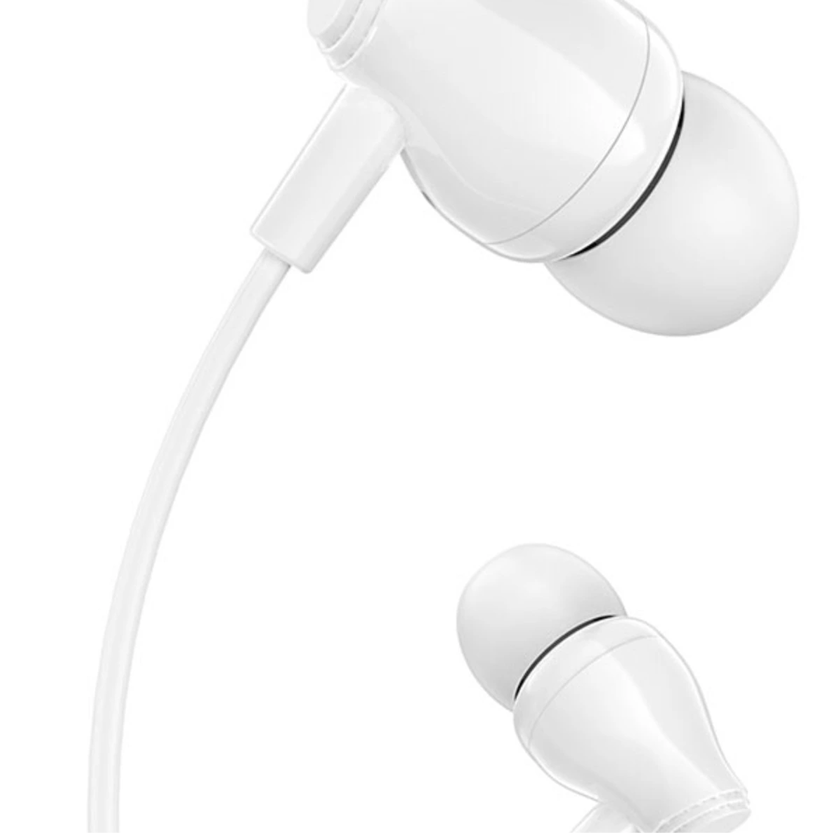 Наушники Borofone BM69 White, с микрофоном, вкладыши, для спорта