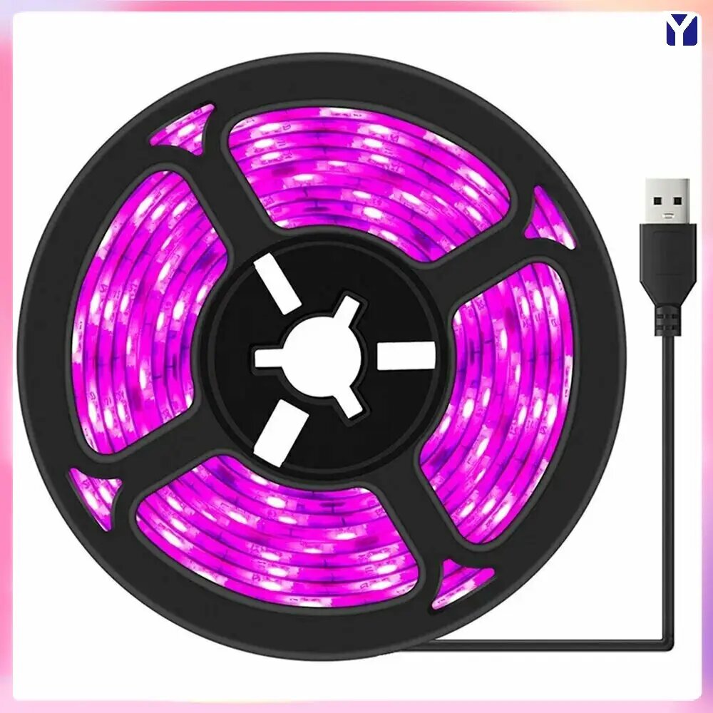Goolrc, 5 м, без корпуса, 5 В LED, USB лента для роста растений,