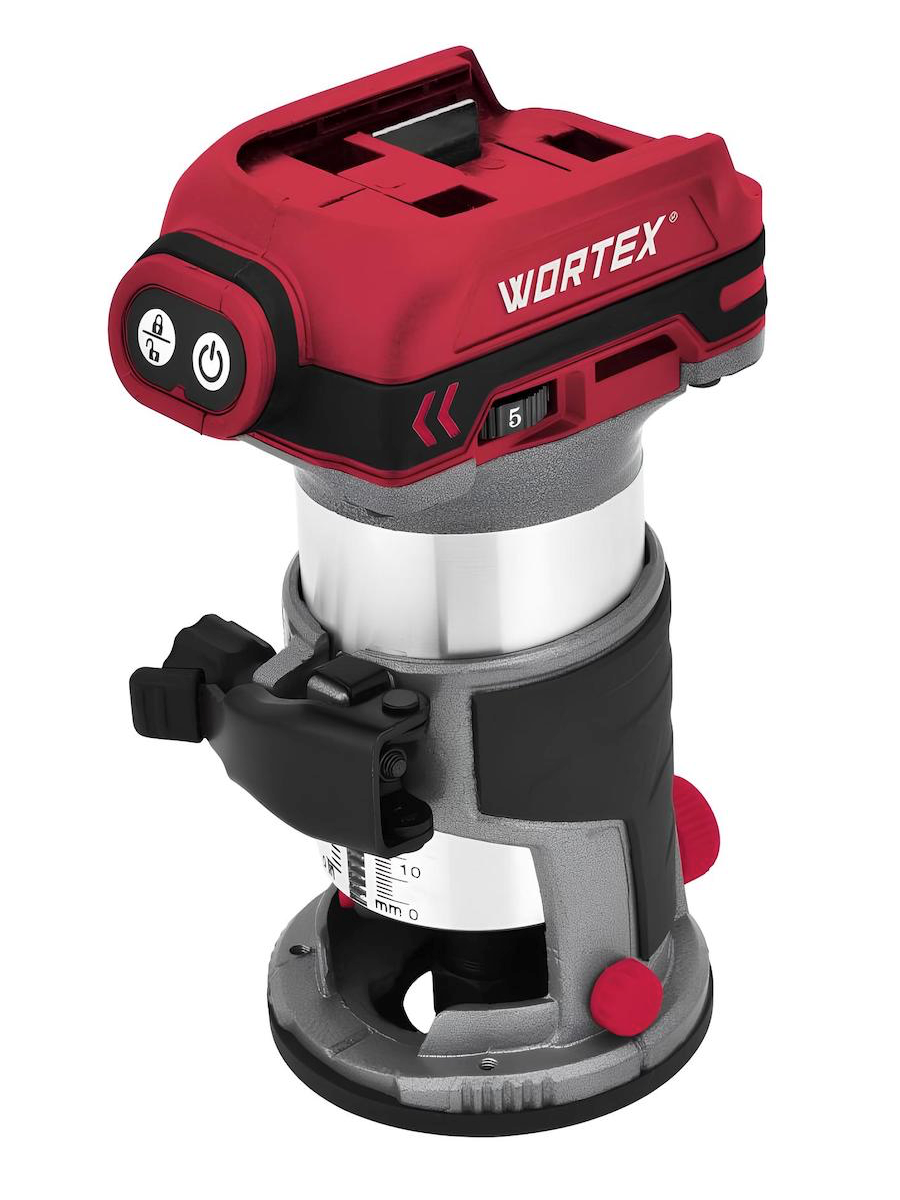 Фрезер по дереву кромочный аккумуляторный WORTEX CMM 1835-1 XLT SOLO без АКБ и ЗУ (2322180)