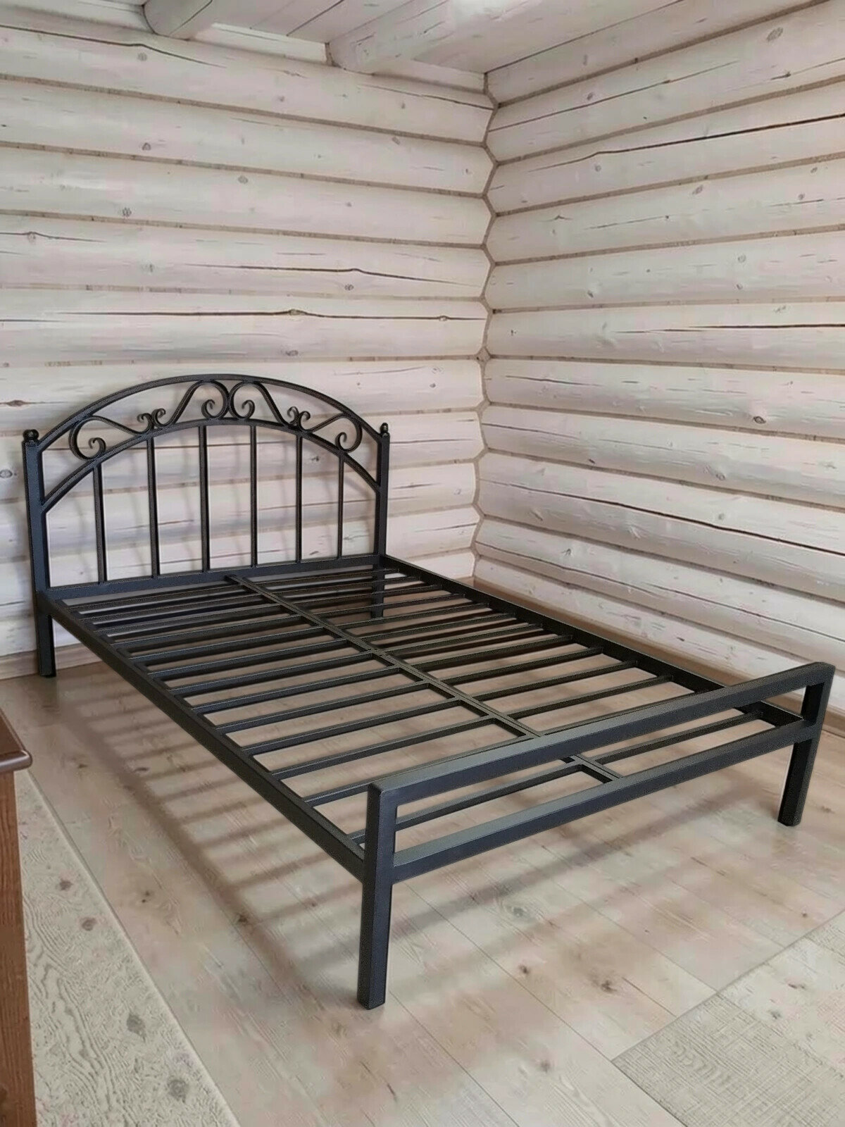 Кровать LOFT Mebel "Донна", двуспальный, металлический каркас — фото 1