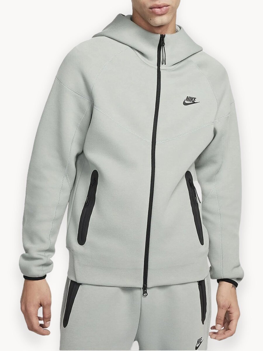 Худи Tech Fleece Mica Green/Black