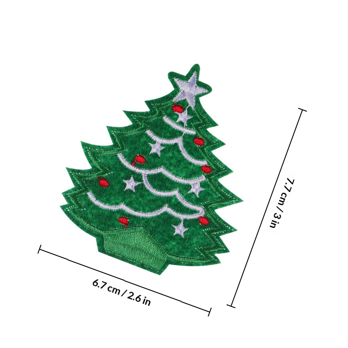 20 Штук Аксессуаров Для Одежды С Christmas Tree И Сnowflake Размер 6 7X7 7Cm