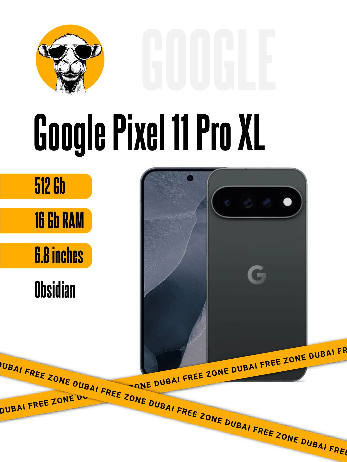 Смартфон Google Pixel 11 Pro XL 16/512Gb Obsidian
