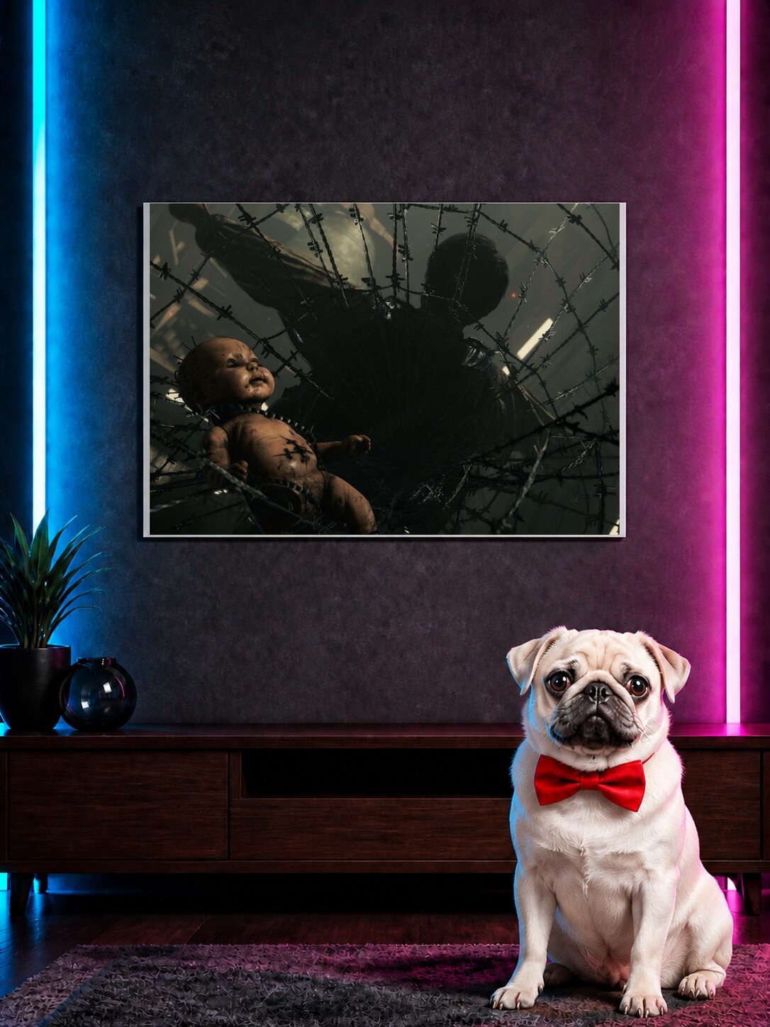 Плакат Death Stranding Хроники — стильная игровая иллюстр A3