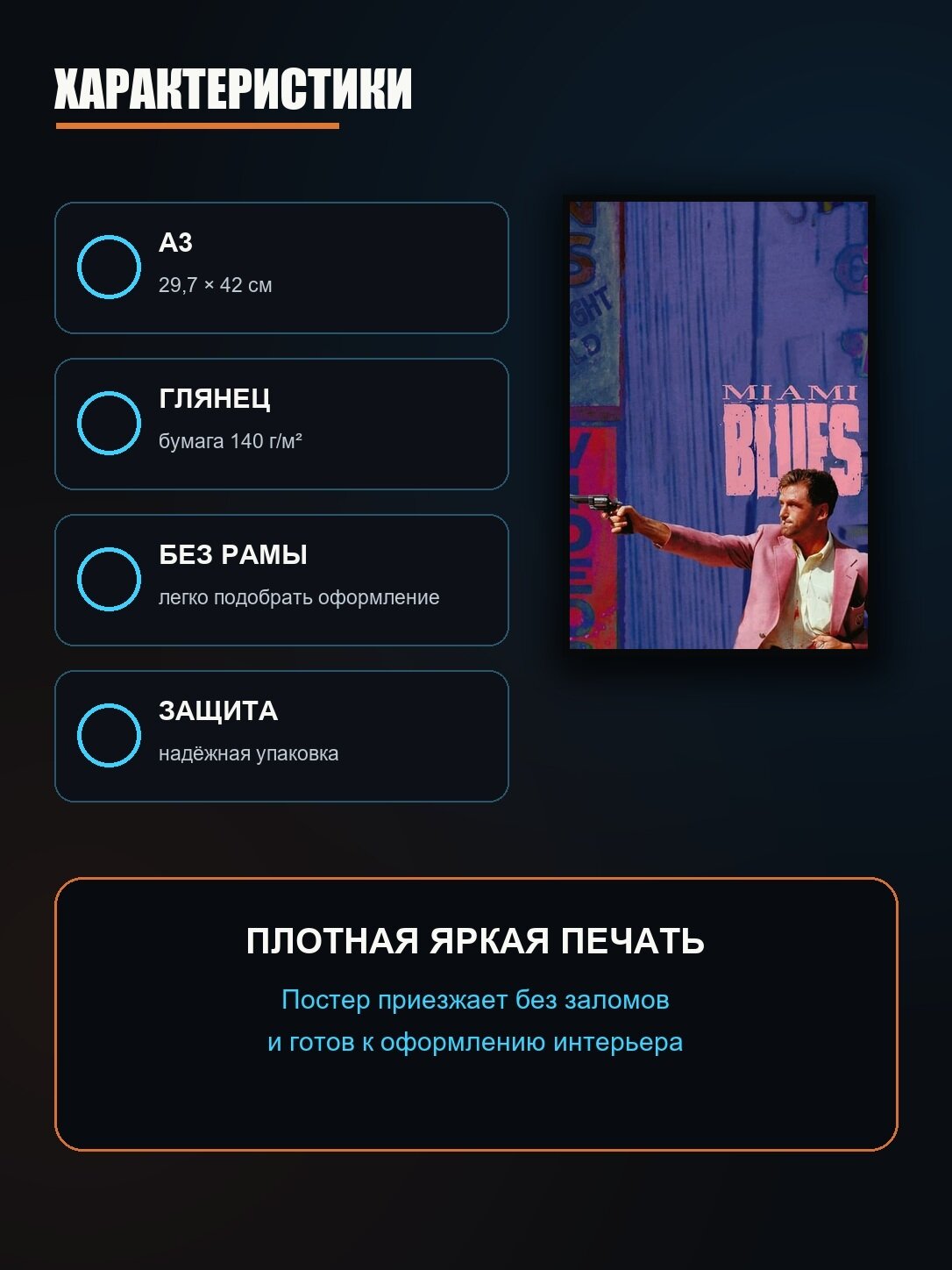 Постер Майами блюз — фото 1