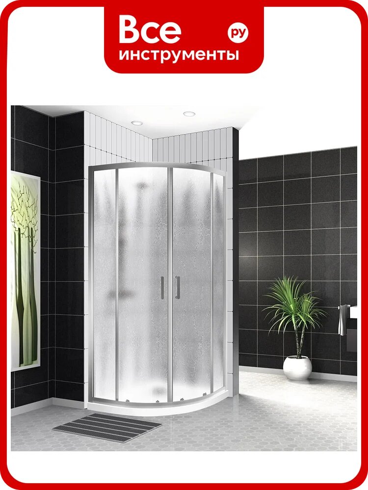 Душевой уголок BelBagno UNO-195-R-2-100-CH-CR