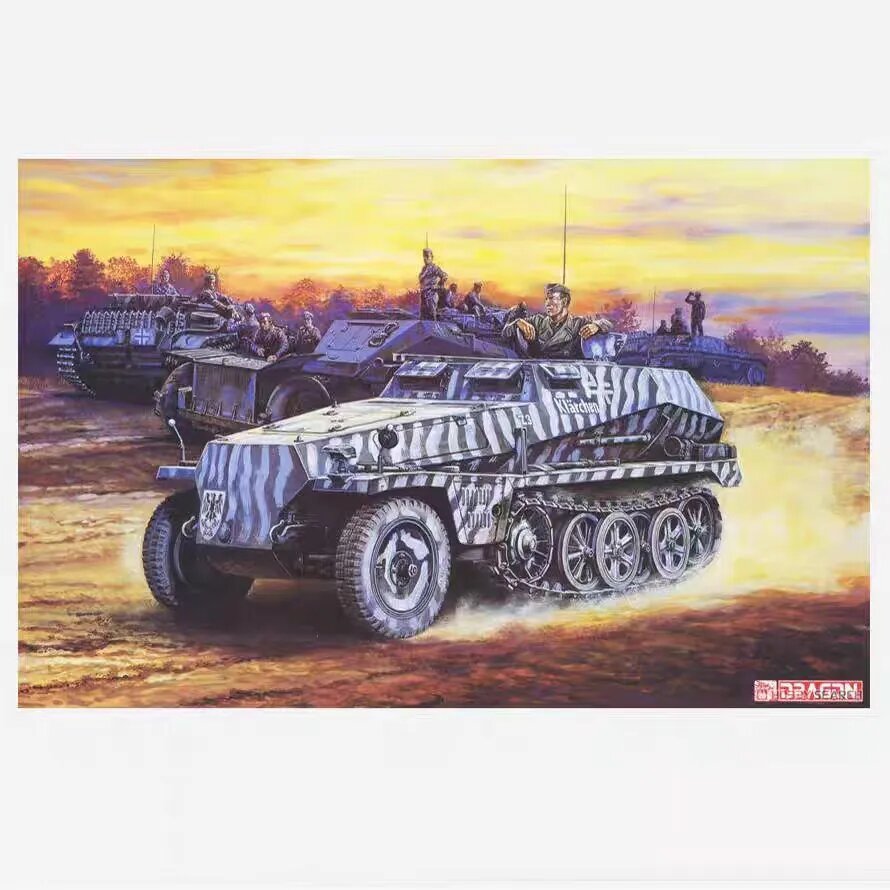 Dragon Models 6482 1/35 Scale Sd.Kf. 253 le Beob.Pz.Wg. Пластиковая модель Танки