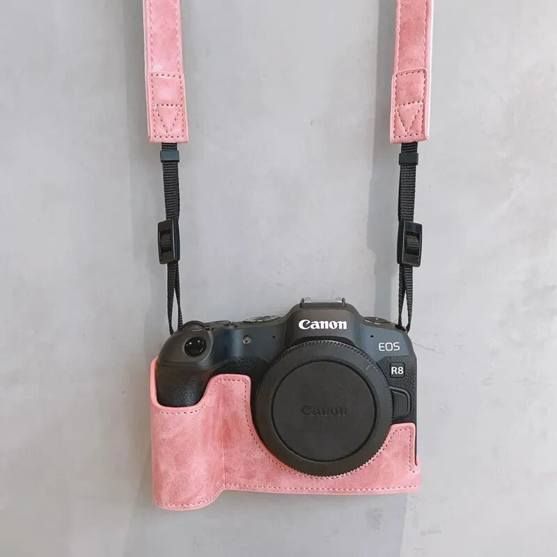 Защитный чехол NiYi для Canon R8 Rp Розовый, Base Wrist, Pink
