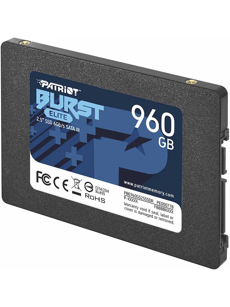 Твердотельный накопитель Patriot PBE960GS25SSDR
