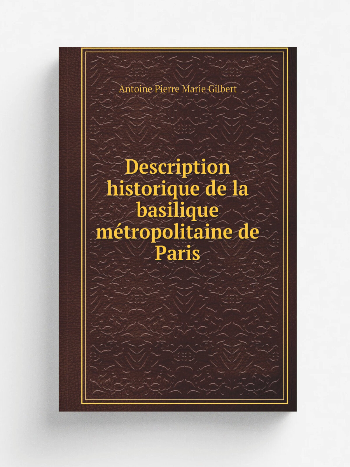 Description historique de la basilique m.tropolitaine de Paris