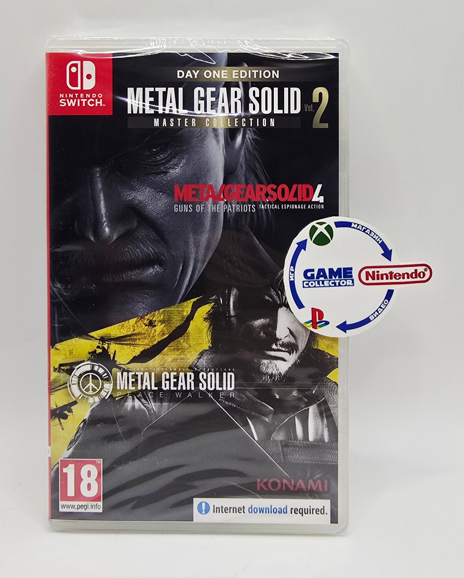 Игра Metal Gear Solid Vol.2 Master Collection для Nintendo Switch на картридже на английском языке