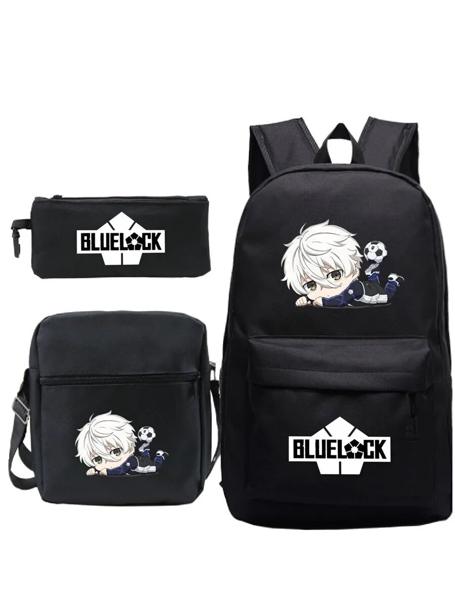 Рюкзак Синяя Тюрьма Блю Лок Blue Lock