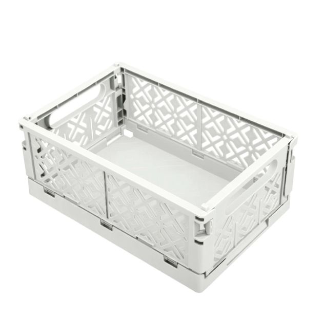 Корзина для хранения складная 24,9х16,7х10,3 см 3,4 л STOCKY М белая