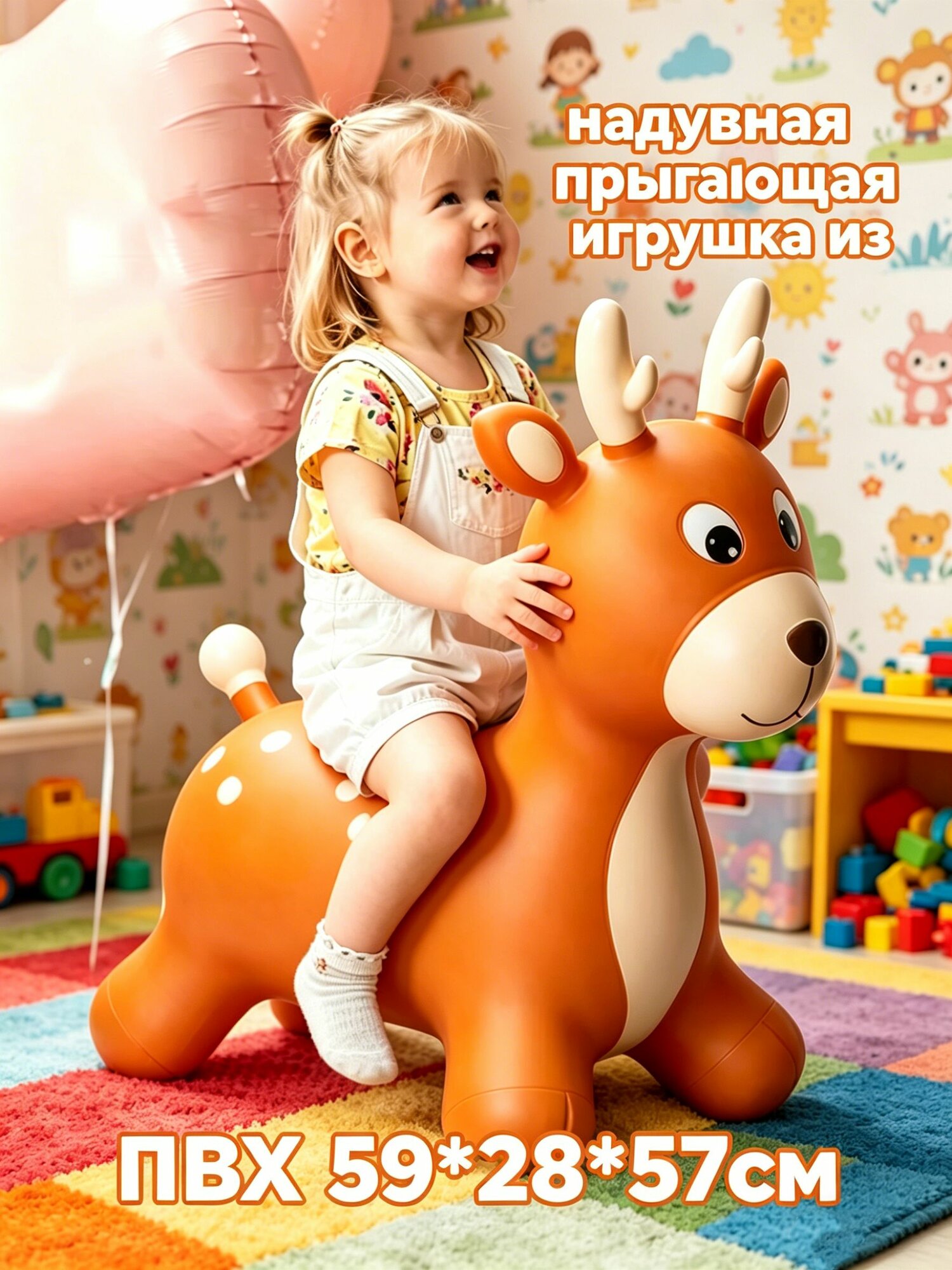 Надувная игрушка-прыгун