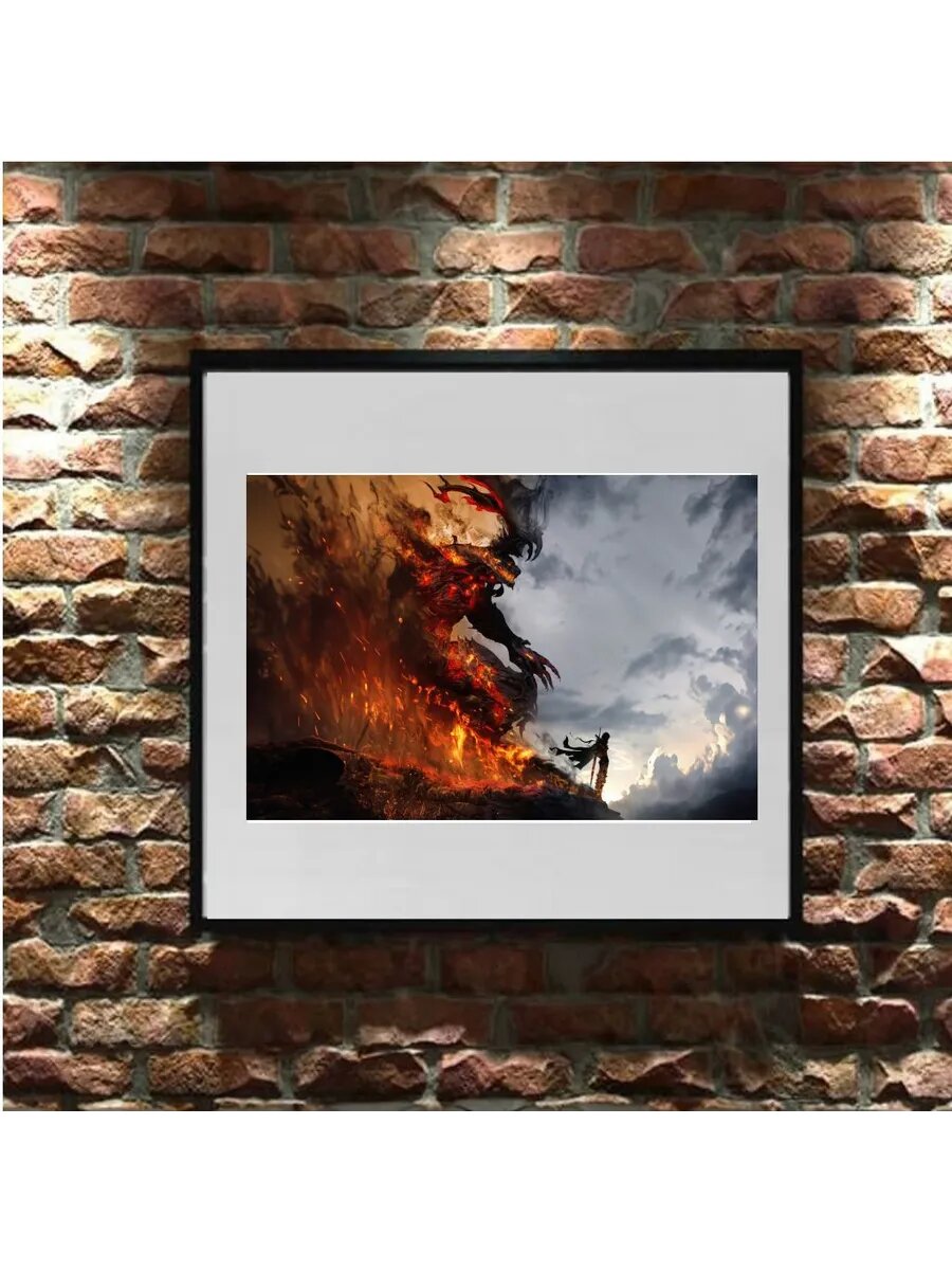 Плакат "final fantasy xvi" Cool Eshe