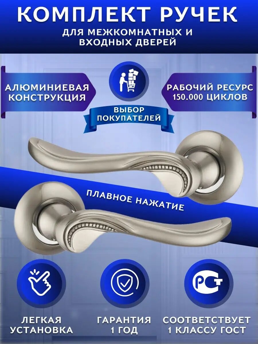 Ручка дверная межкомнатная