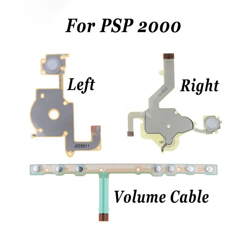 Мембранная клавиатура для ремонта контроллера Sony PSP 1000 2000 3000 E-For PSP 2000