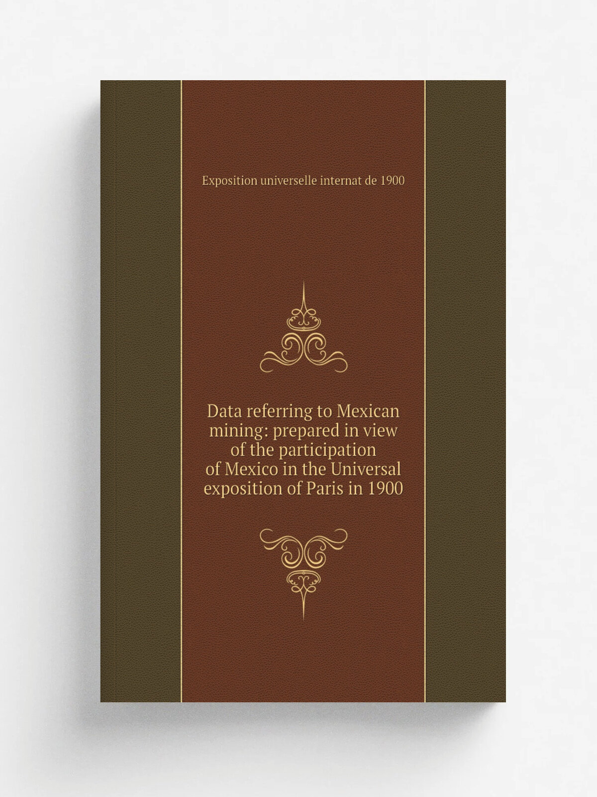 Data referring to Mexican mining: prepared in view of the participation of Mexico in the Universal exposition of Paris in 1900