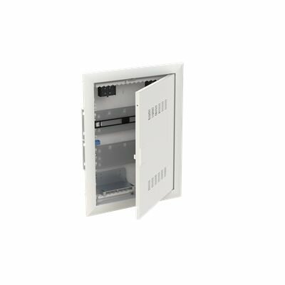 Щит мультимедийный ABB UK620MVB без розеток , Размер ниши в стене: 480х367х95 мм