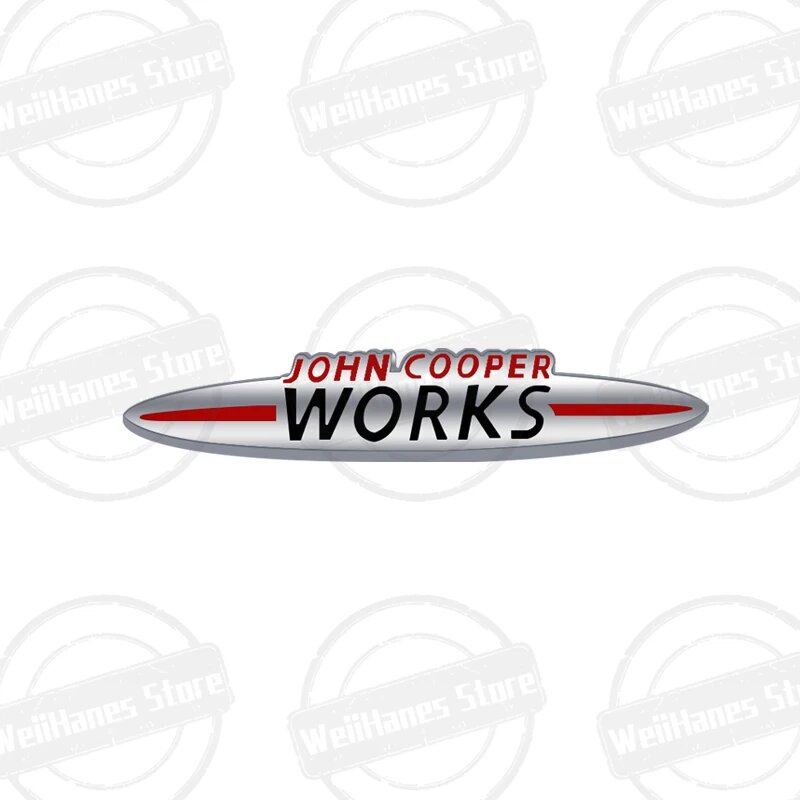 Металлический знак для John Cooper Works Mini Cooper S JCW R56 R57, наклейка на решетку радиатора, эмблема на задний багажник автомобиля