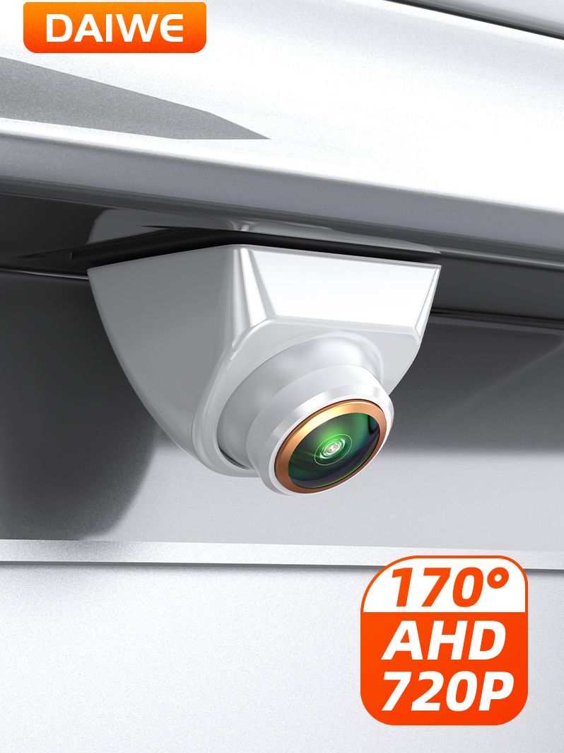 Камера заднего вида DAIWE, AHD 720P, угол 170°, золотая линза, «рыбий глаз», ночное видение, модель G899