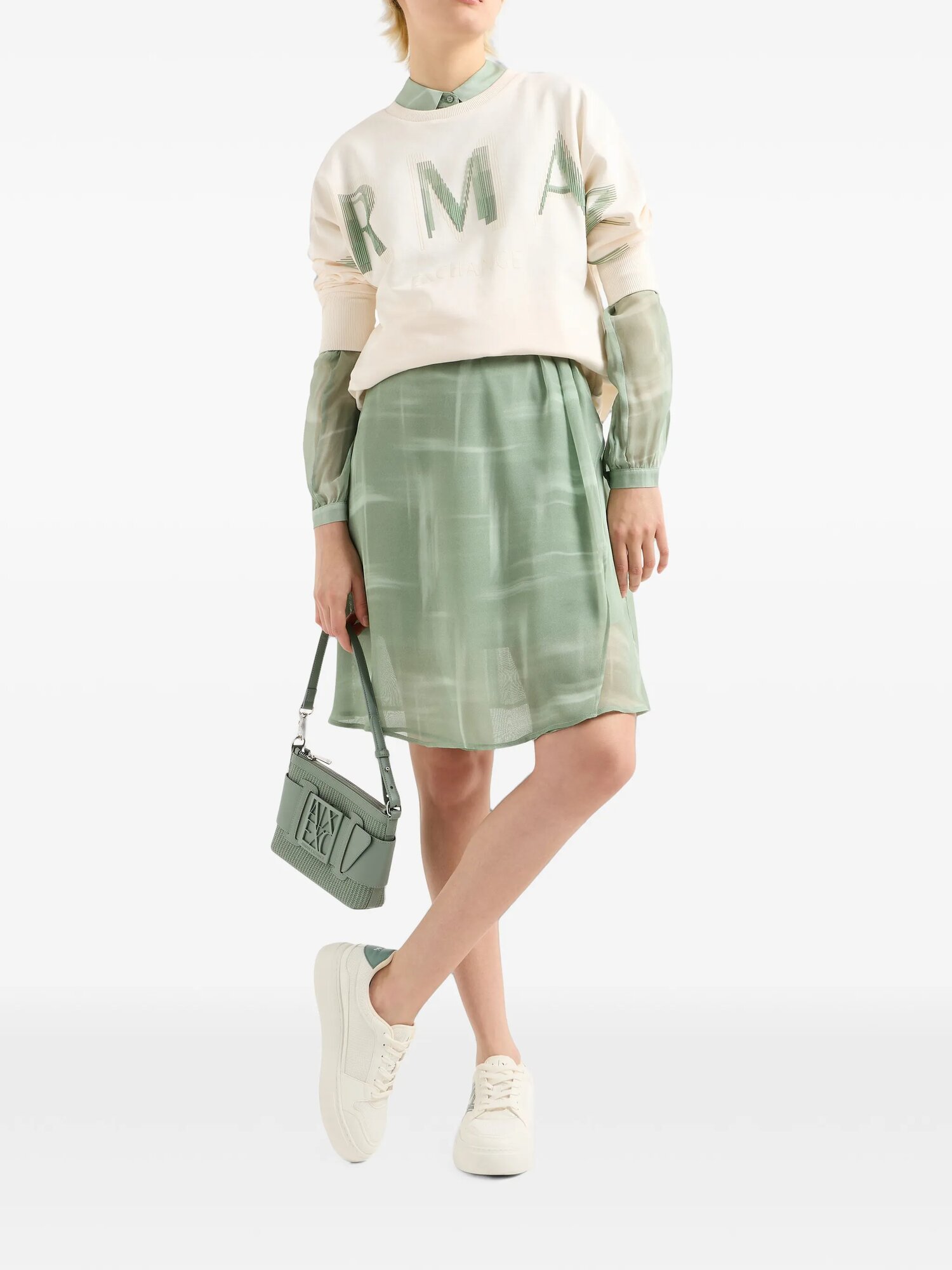 Платье Armani Exchange, размер 2, green — фото 1