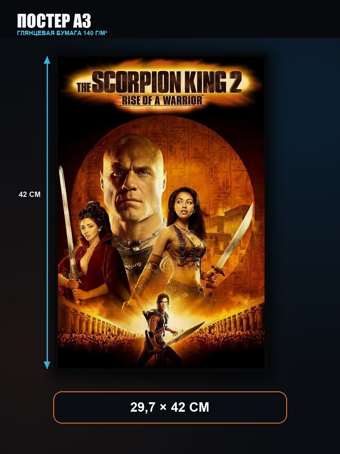 Постер Царь скорпионов 2: Восхождение воина