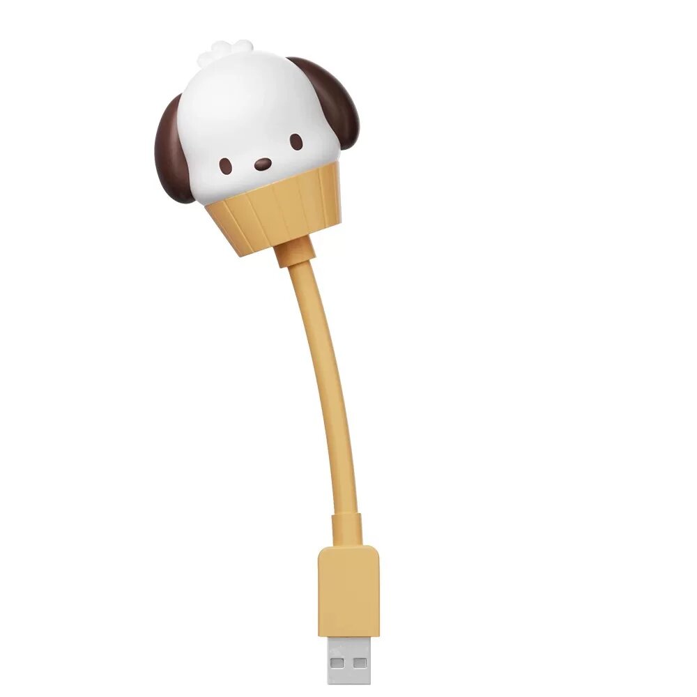 Pochacco USB звуковой управляющий ночник мини портативная настольная лампа милый декоративный светильник для спальни