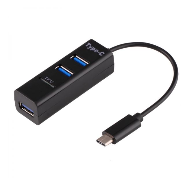 Картридер USB COMBO HB-117 на 3 гнезда (TF) (2в1)