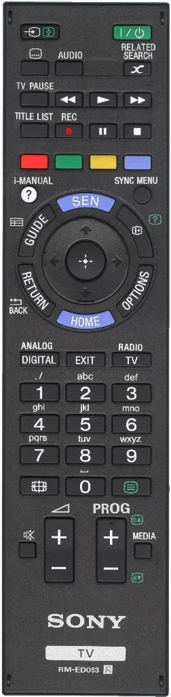 0RIGINAL пульт Sony RM-ED053 пульт от телевизора