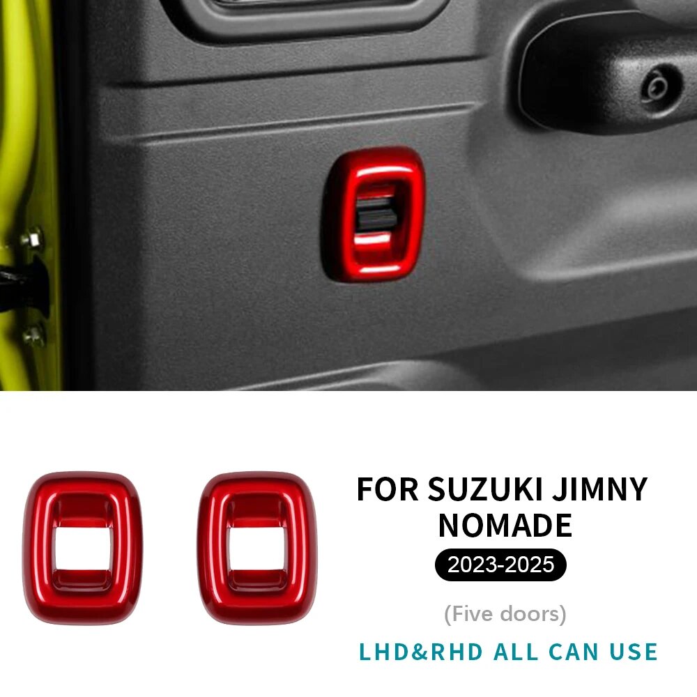 Рамка Кнопки Управления Стеклоподъемником Задней Двери Suzuki Jimny 5-дверный 2023-2025 Red, Красный