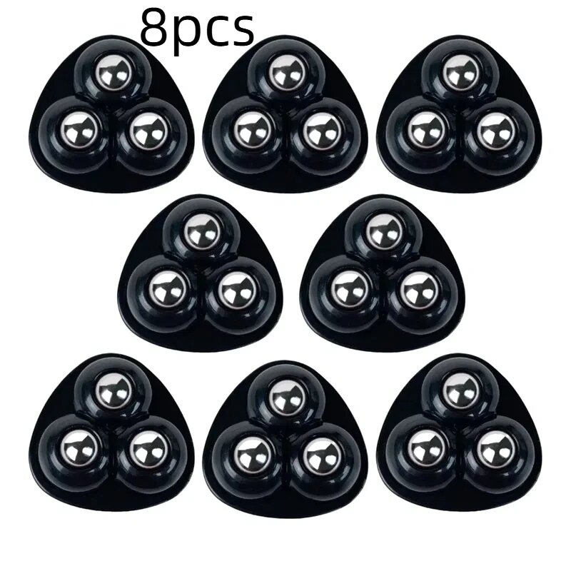 Мебельные ролики 360° black, 4 шт.