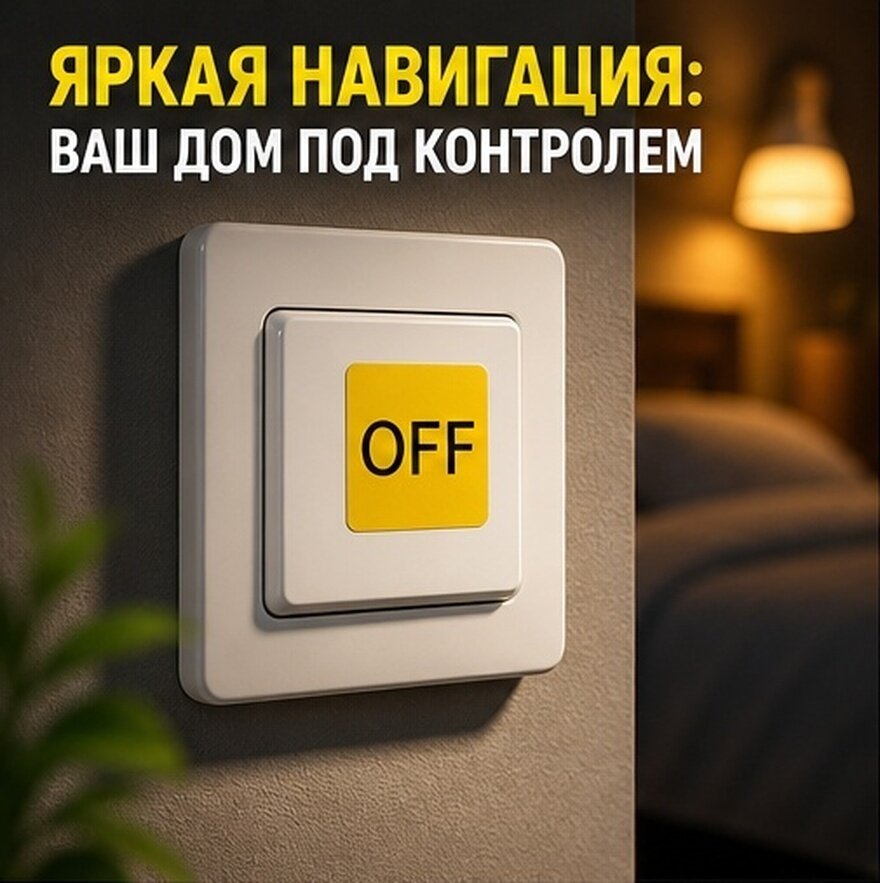 10 Листов Наклеек Для Переключателей Устройств Предупреждающие Наклейки 1 5X1 5X0 1Cm
