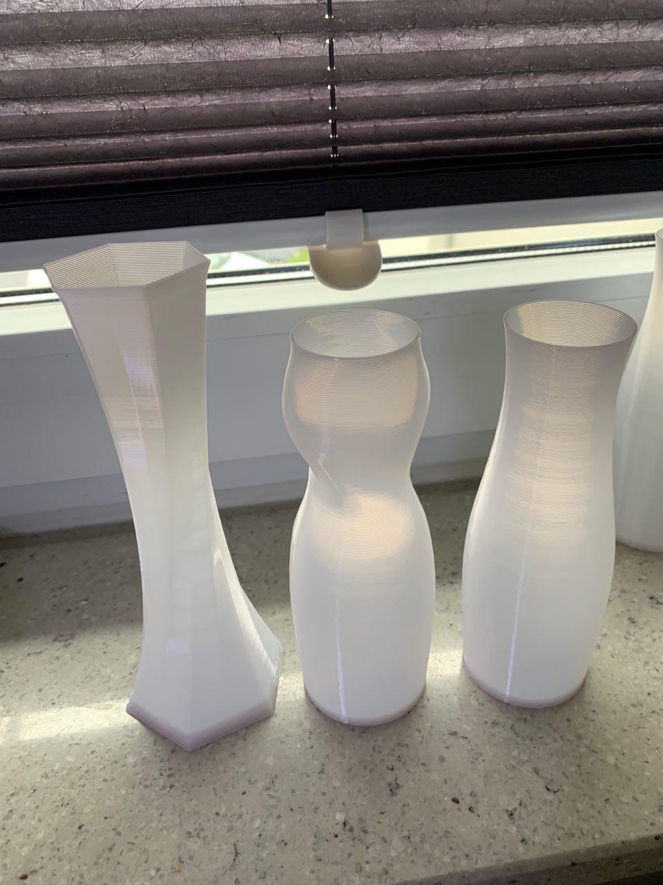 Ваза декоративная дизайнерская, 3D-печать, 3DOPRU арт. VASE-PR-14176