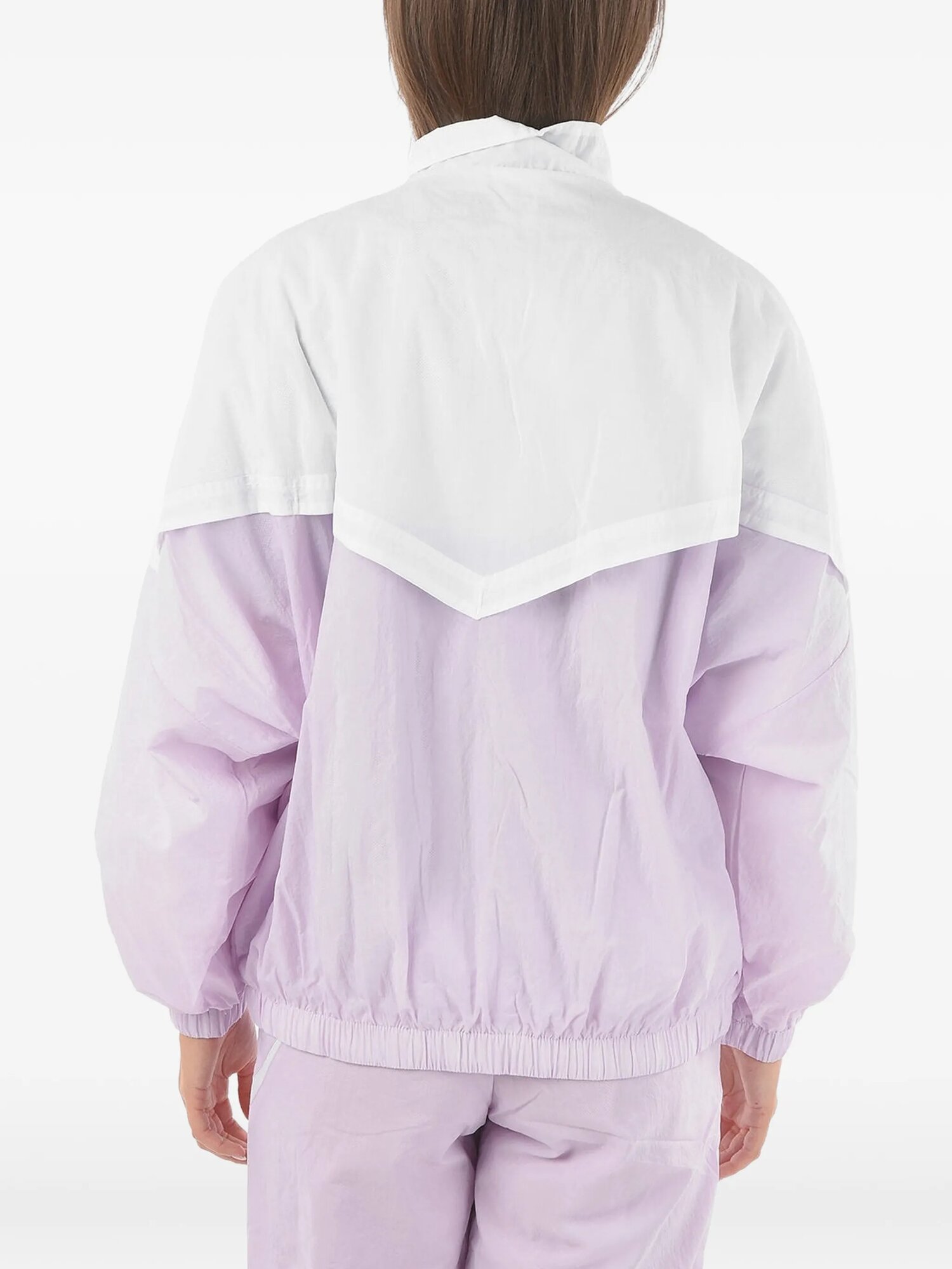Куртка NIKE Logo-embroidered zip-up jacket, размер XL, white — фото 1