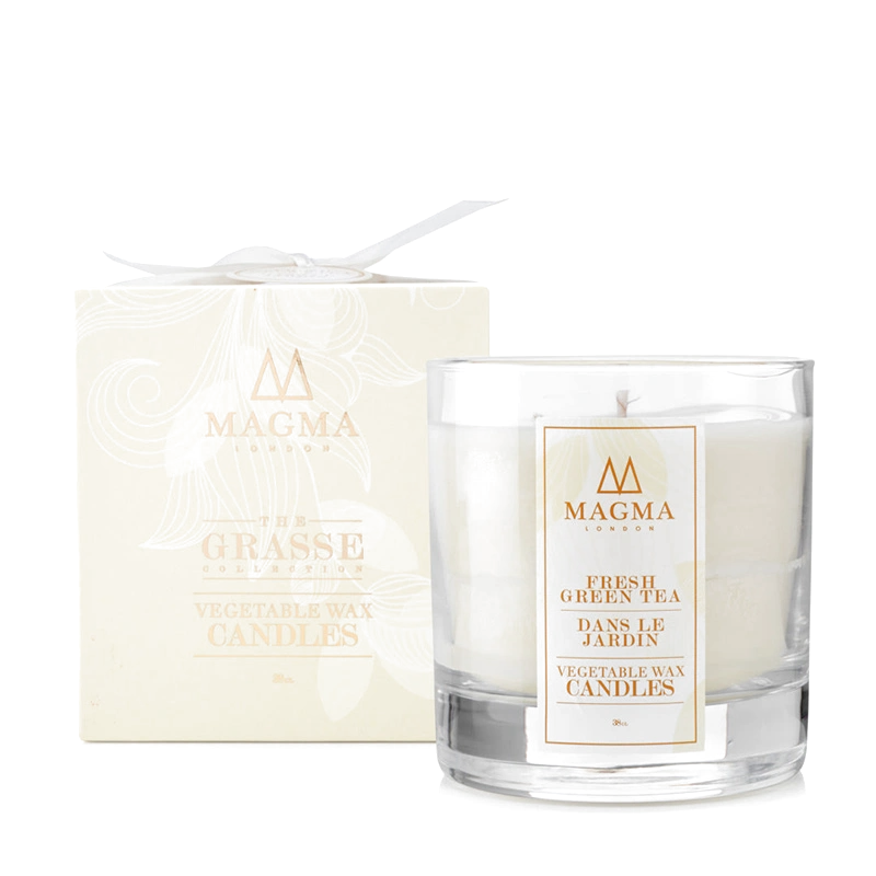 Парфюмированная свеча для дома 380 гр - Magma London Fresh Green Tea Grasse Collection