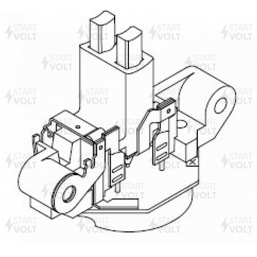 Регулятор напряжения генератора для а/м VAG Passat B3/B4 (88-) 1.8i/Transporter T4 (90-) 1.9TD/2.4D, STARTVOLT VRR1828