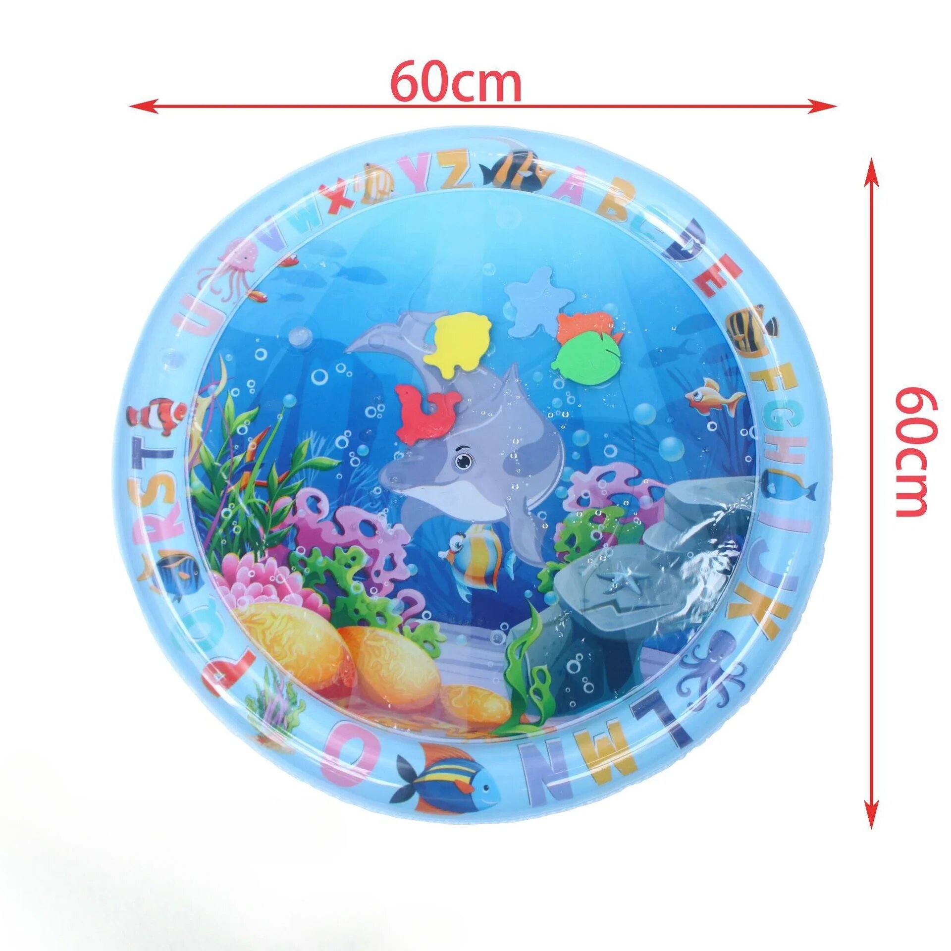 Водный сенсорный коврик для собак и кошек 60x60cm