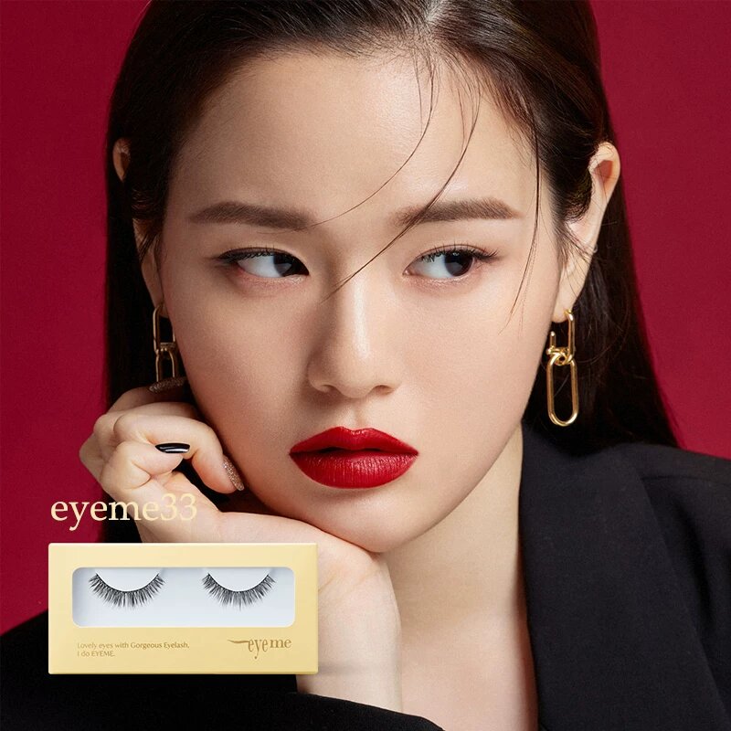 Eyeme 33 Korean Celebrity Style False Eyelashes - Full Coverage, 2023 Collection, Durable Material