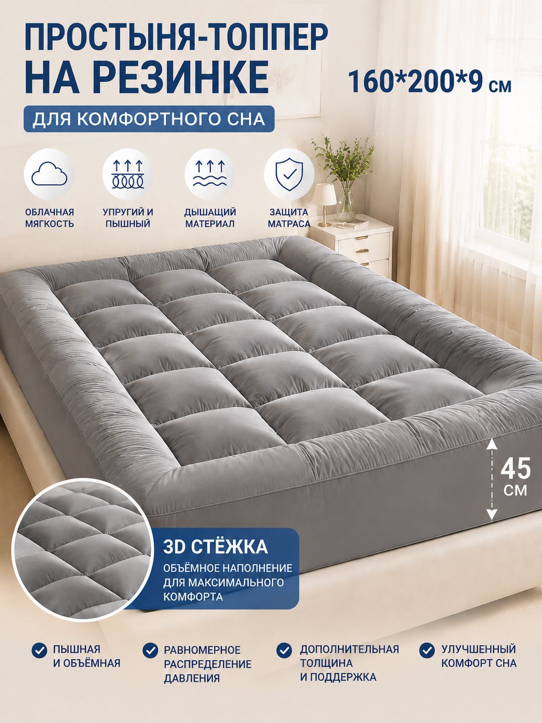 IKEA Матрас, 160х200 см