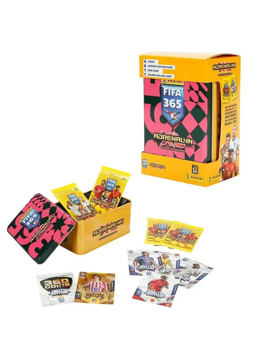 Металлическая коллекционная коробка Panini FIFA 365Adrenalyn