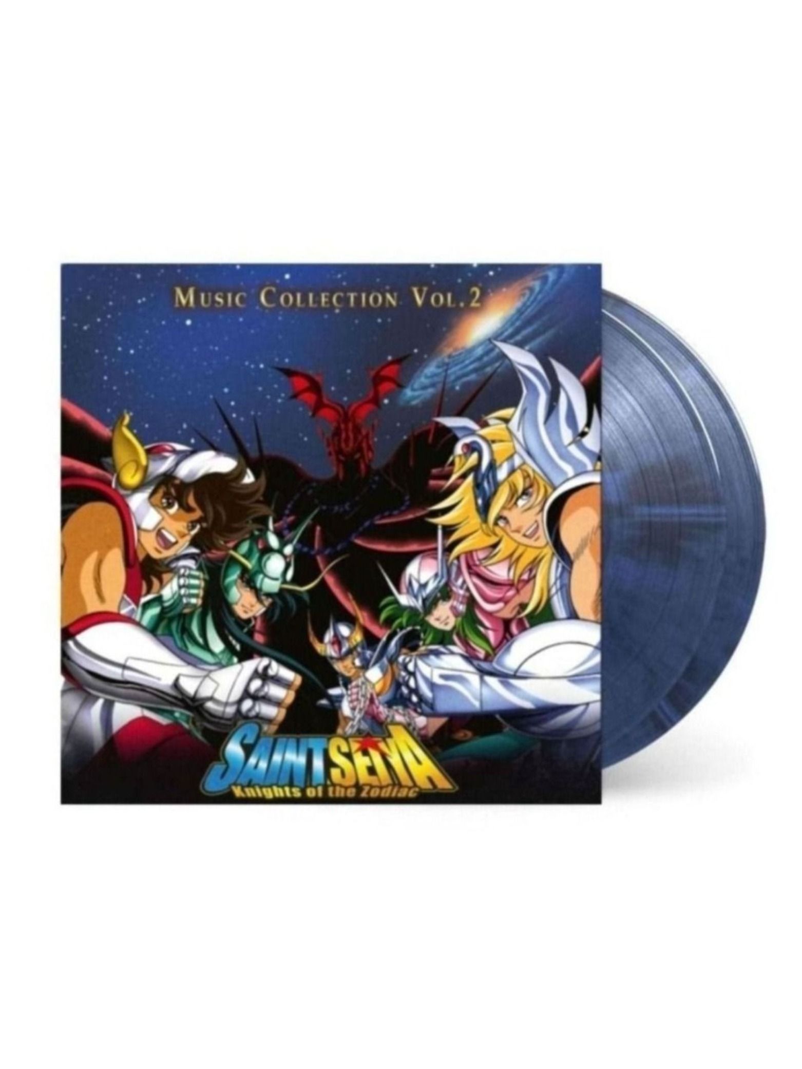Виниловая пластинка Seiji Yokoyama - Saint Seiya - Knights Of The Zodiac (Music Collection Vol 2) 2LP, Album, Limited Edition, Blue Marbled, Origina*l, Album/> New