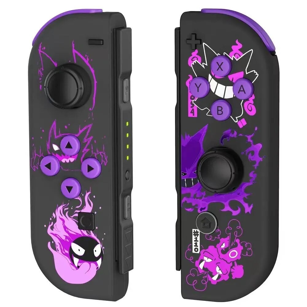Контроллеры Gengar Switch Joy Con, беспроводной геймпад Bluetooth Left Right для Switch/ OLED / Lite_призрак